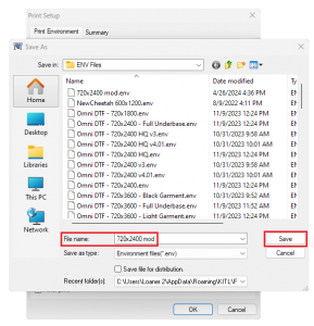 Customizing Print Pro DTF Environments – Knowledge Base